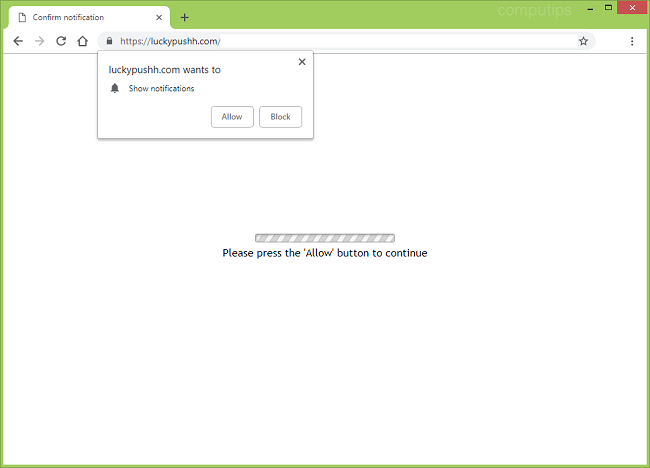 How to Remove Luckypushh.com - CompuTips