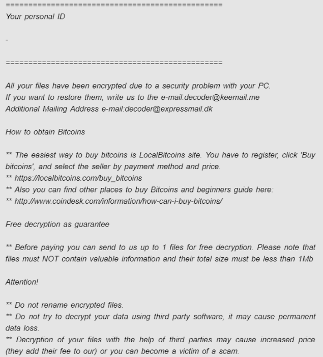 How To Remove Decoder Ransomware Computips