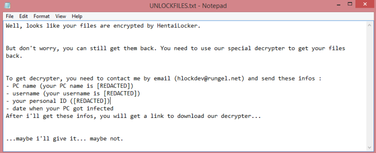 How to remove HentaiLocker ransomware - CompuTips