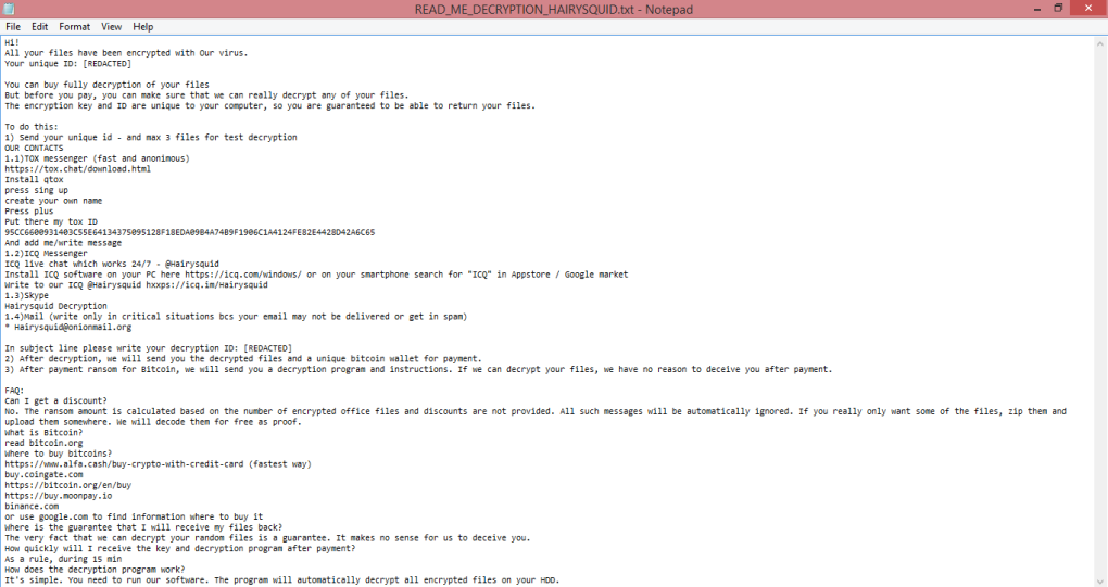 How to remove Hairysquid ransomware - CompuTips