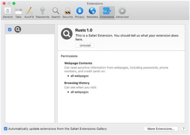 How to remove Rustc (Mac) - CompuTips